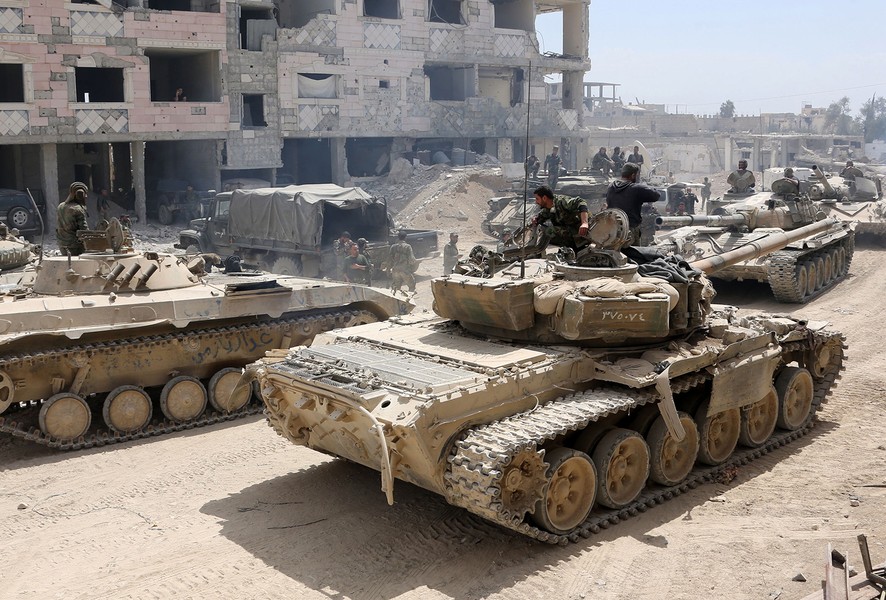 Sức mạnh chiến tăng T-55MV Syria vừa gục ngã trước phiến quân