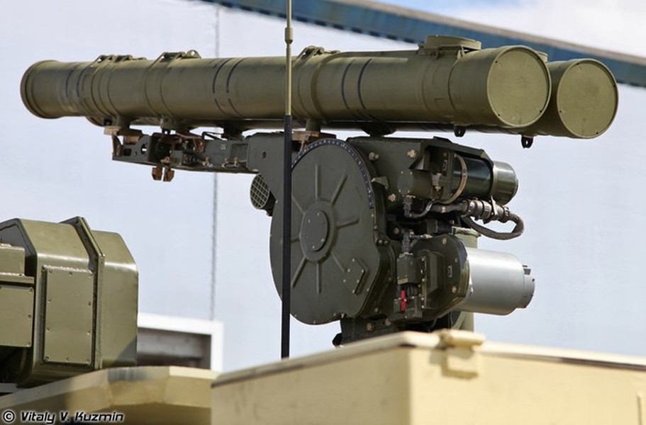 Tên lửa 9M123 Khrizantema-S lần đầu được LNA sử dụng