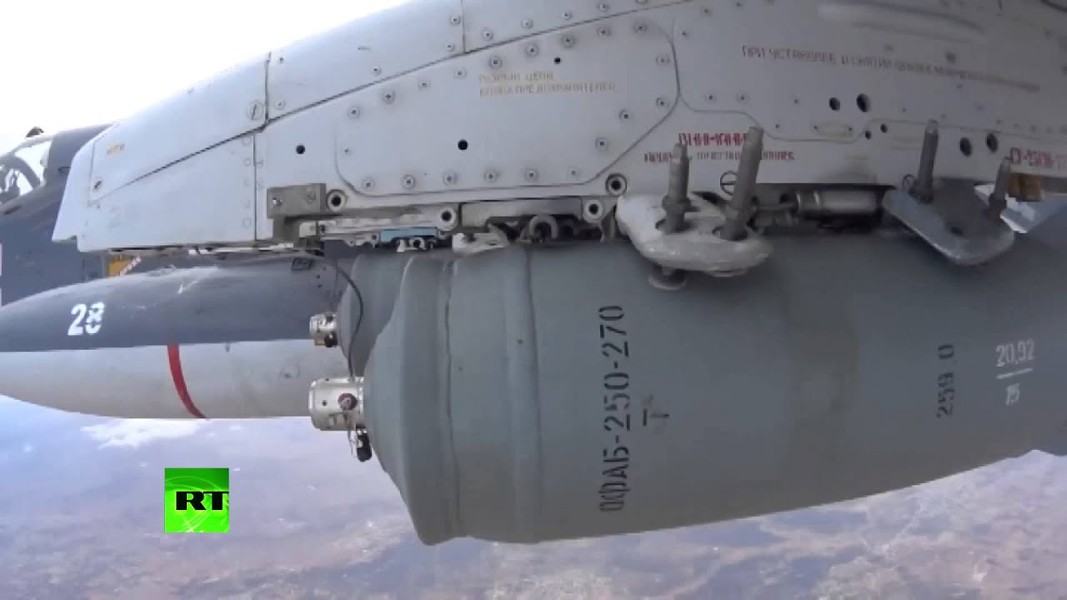 Nga cấp tốc tăng cường số lượng lớn bom FAB-500 cho Syria