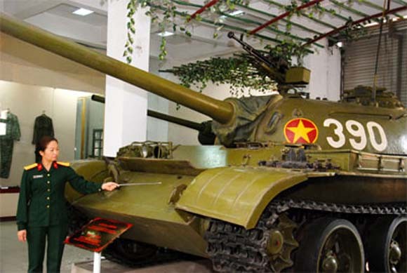 Xe tăng 390 được công nhận là bảo vật quốc gia